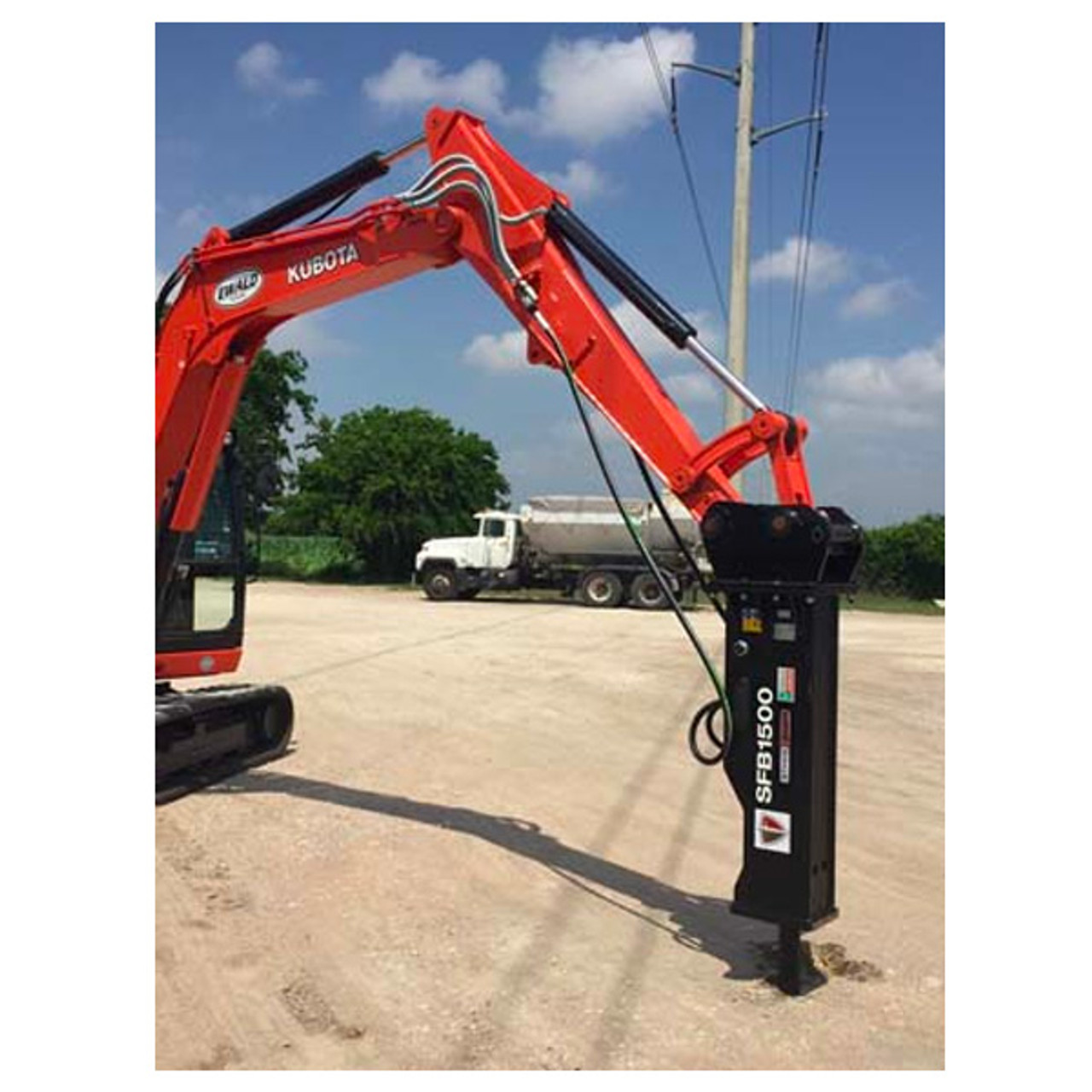 Rent the BREAKER ATTACHMENT MINI EXC 500# | Far West Rents & Ready Mix
